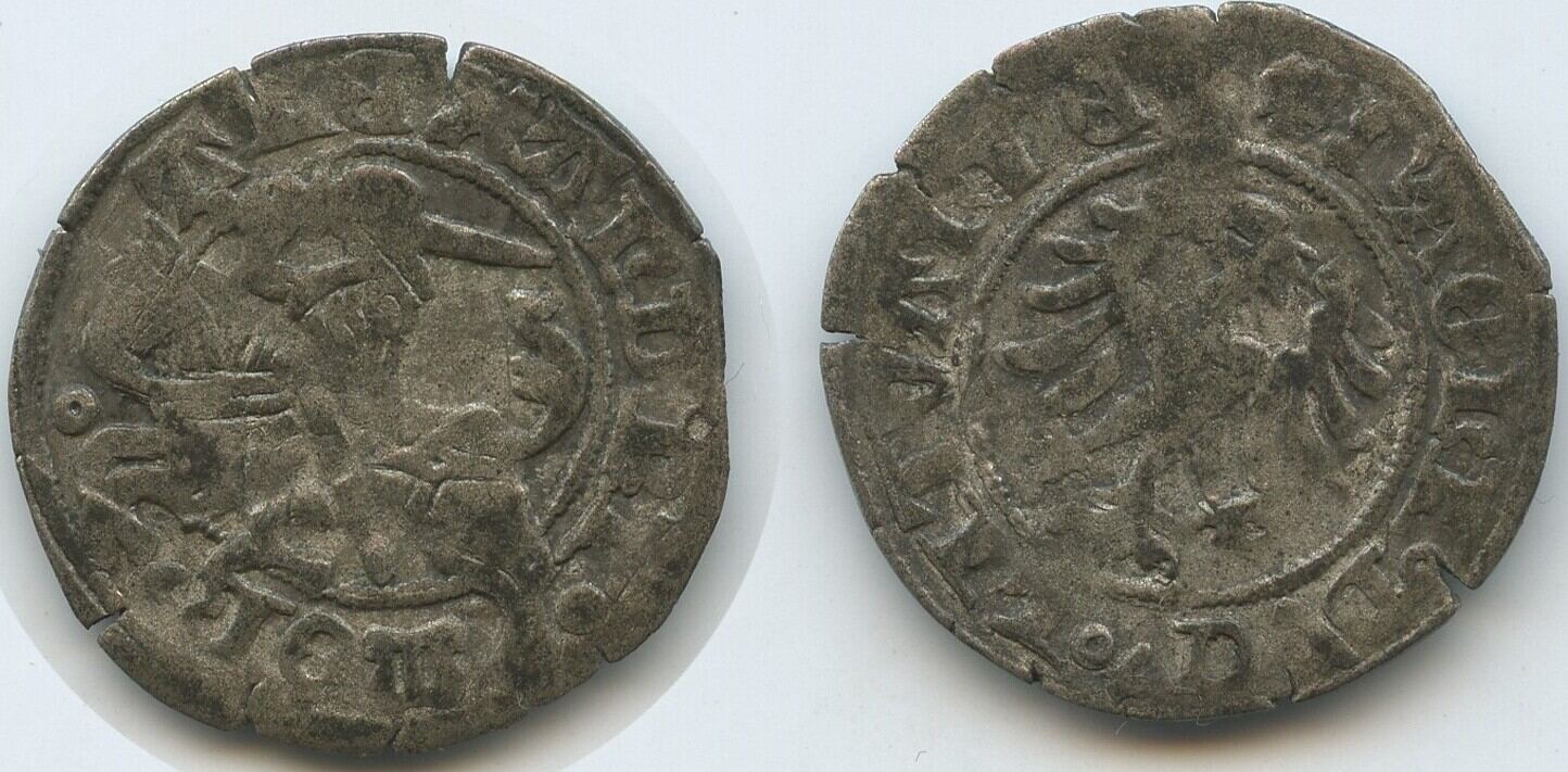 Polen Litauen 1/2 Grosz (½ Groat) Silber nd. 1495-1506 G3864 ...
