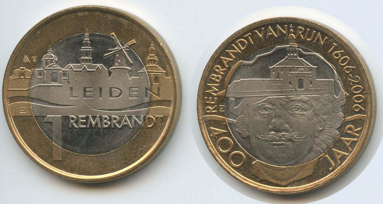 Niederlande Leiden 1 Rembrandt Medaille 2006 G16249 - 400th Anniversary ...