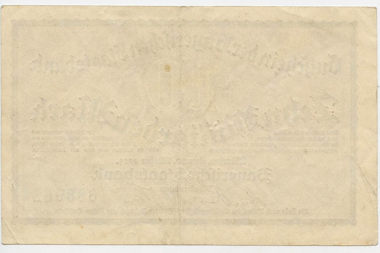 Deutsches Reich Weimar Bayern Zehn Milliarden Mark Banknote Inflation ...