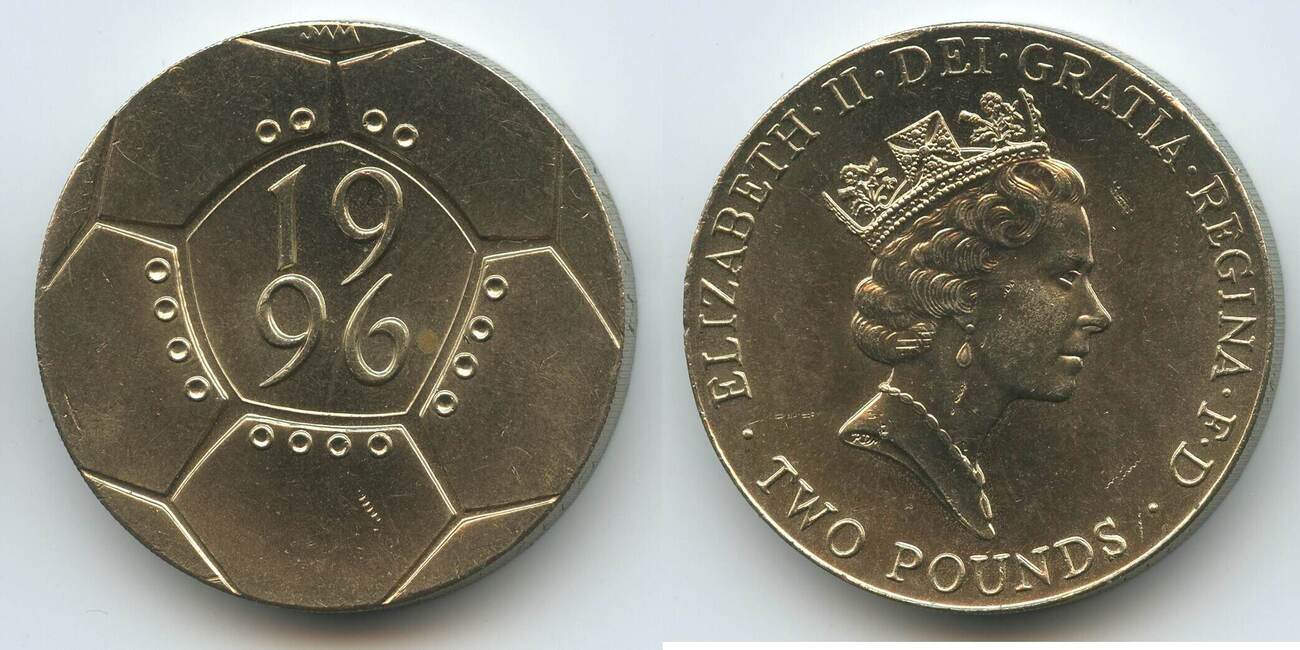 Großbritannien 2 Pounds 1996 G2215 - European Football Championship ...