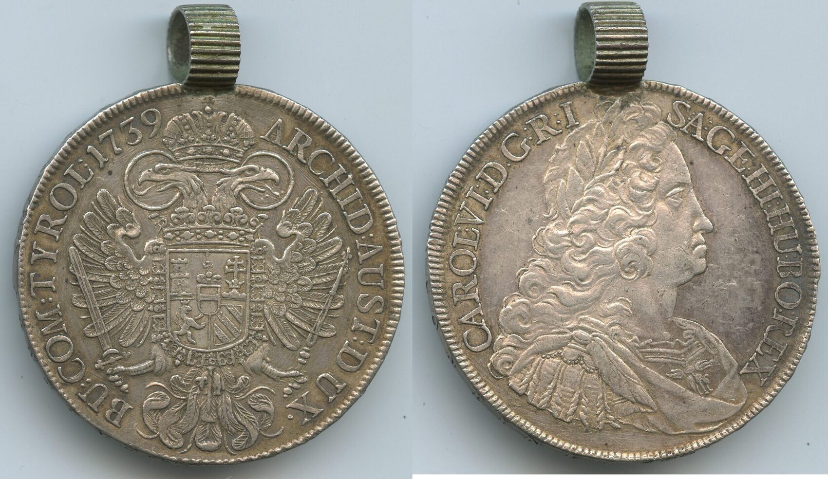 RDR Österreich Wien 1 Taler Silber 1739 GB1212 - Karl VI. 1711-1740 ...