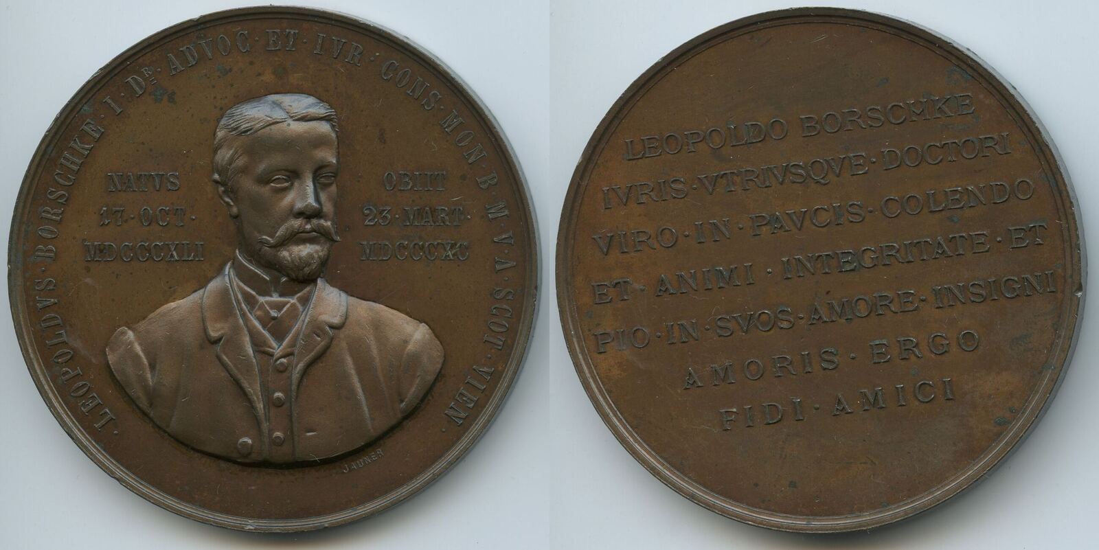 Österreich Kaiserreich Wien Große Bronzemedaille 1890 M#294 - Dr ...