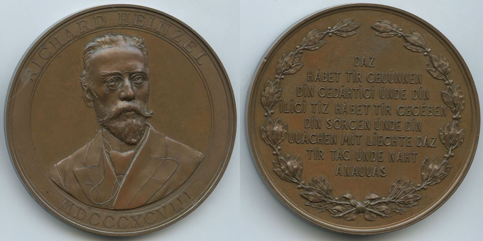 Österreich Kaiserreich Wien Große Bronzemedaille 1898 M#416 - Richard ...