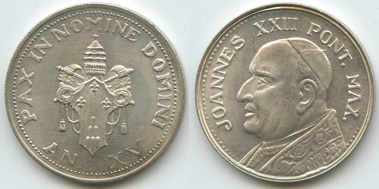 Vatikan Italien-Kirchenstaat Vatican Medaille An XV (1973) Rom M3552 ...