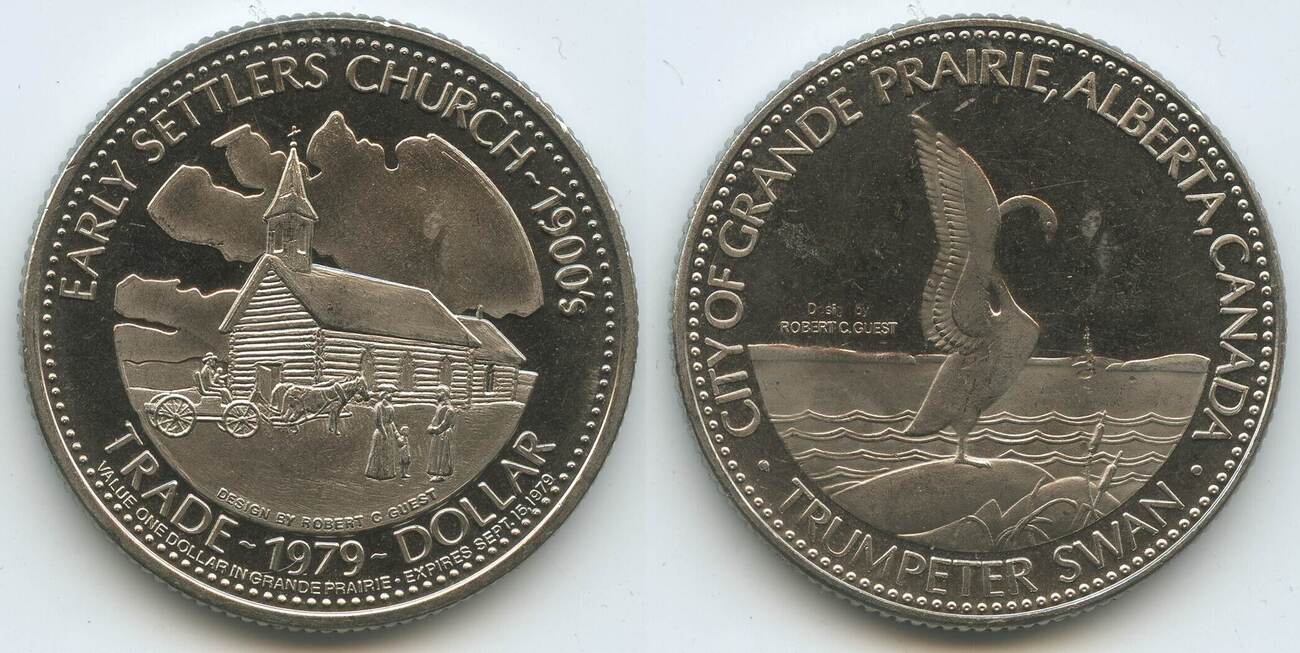 Kanada Calgary Alberta Canada Trade Dollar Token 1979 G10866 - City of ...