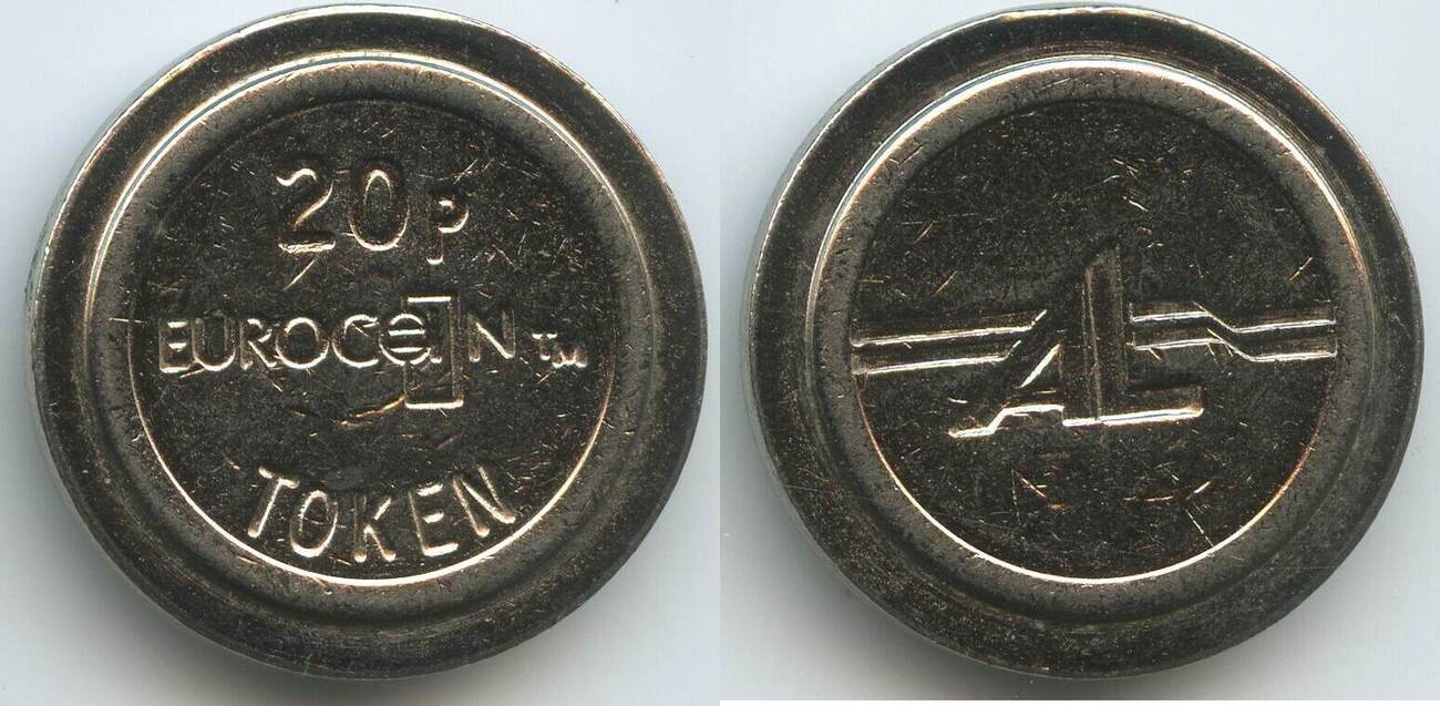 Großbritannien Great Britain 20 Pence Token nd. G4578 - Eurocoin ...