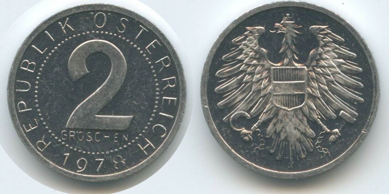 Österreich 2 Groschen 1978 G12366 - Proof 2. Republik 1945-2001 Austria ...