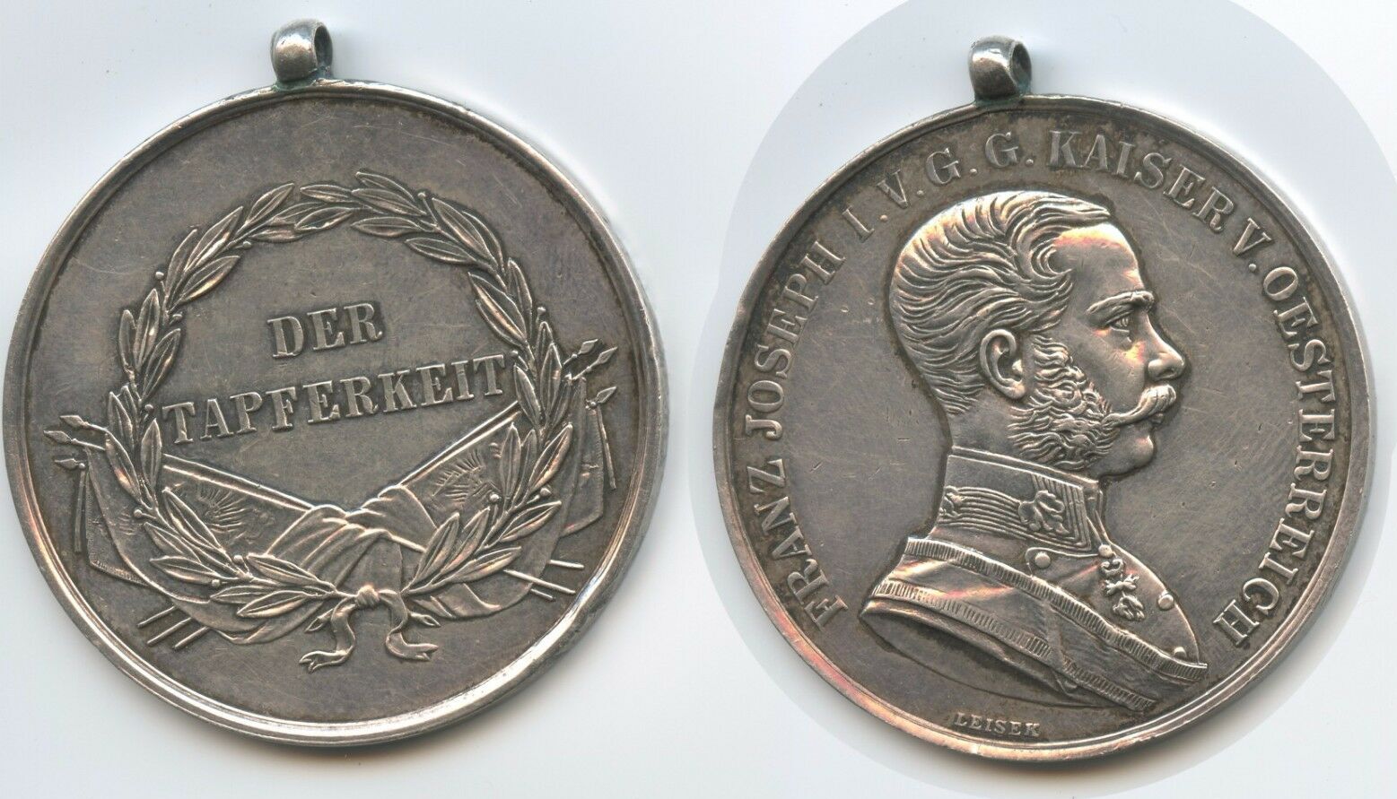 Österreich Kaiserreich Tapferkeitsmedaille in Silber GX074 - I. Kasse ...
