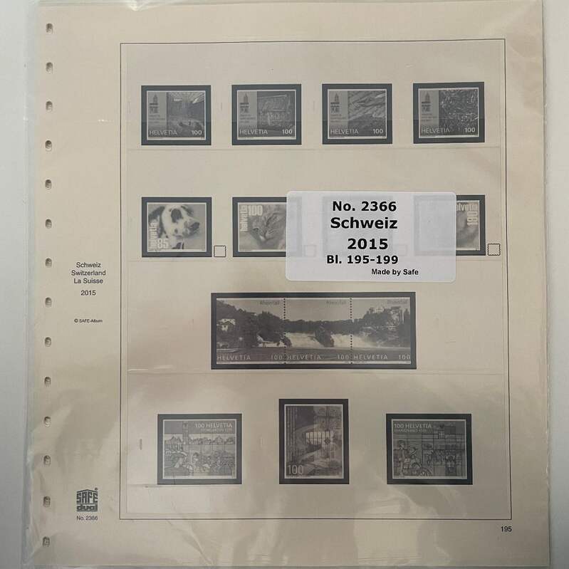 SAFE dual Vordruck - Schweiz Helvetia - 2015 - 5 Seiten - neuwertig ...