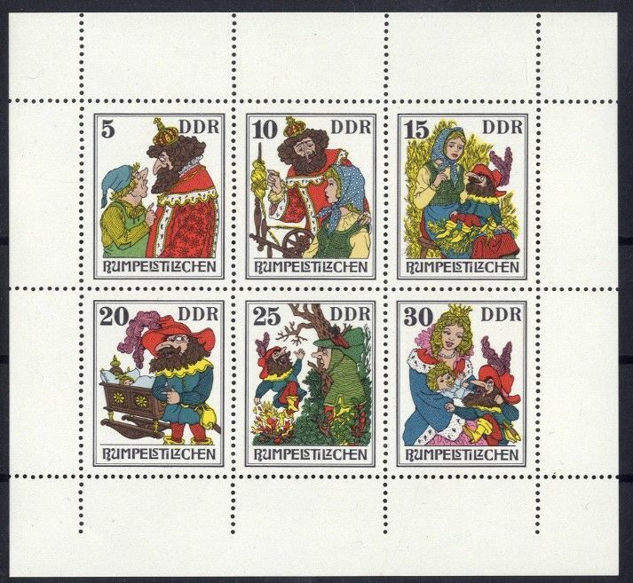 1976 DDR 2187-2192 Kleinbogen postfrisch - Abart ndgz Unterrand nicht durchgezähnt | MA-Shops