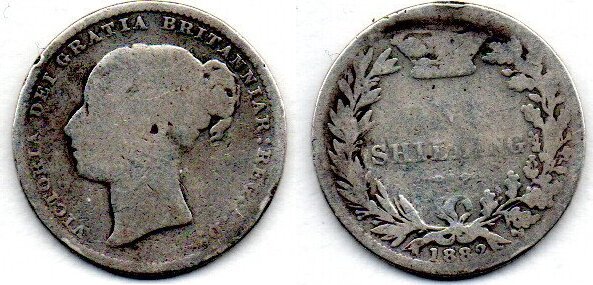Grande Bretagne Shilling 1882 B | MA-Shops