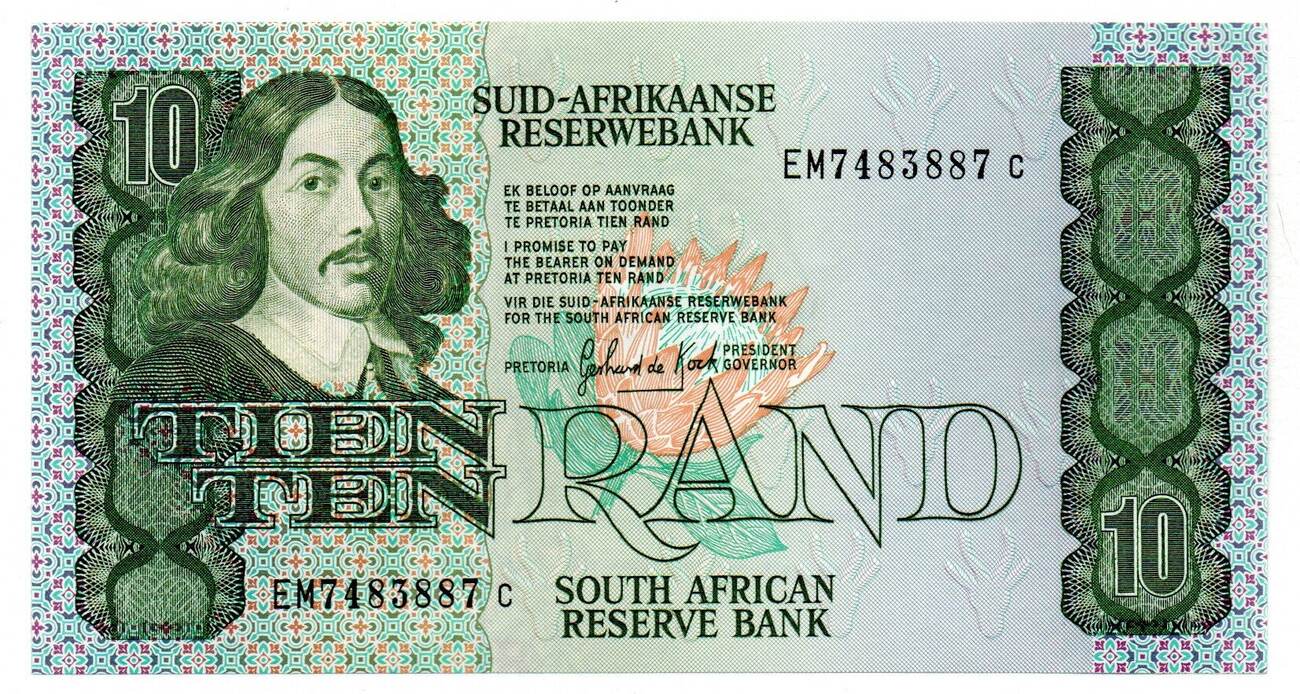 Afrique du Sud 10 Rand Signature 6 UNC | MA-Shops