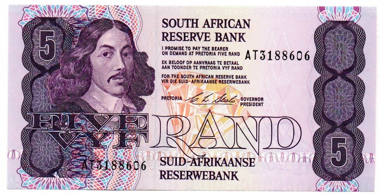 Afrique du Sud 5 Rand Signature 7 UNC | MA-Shops