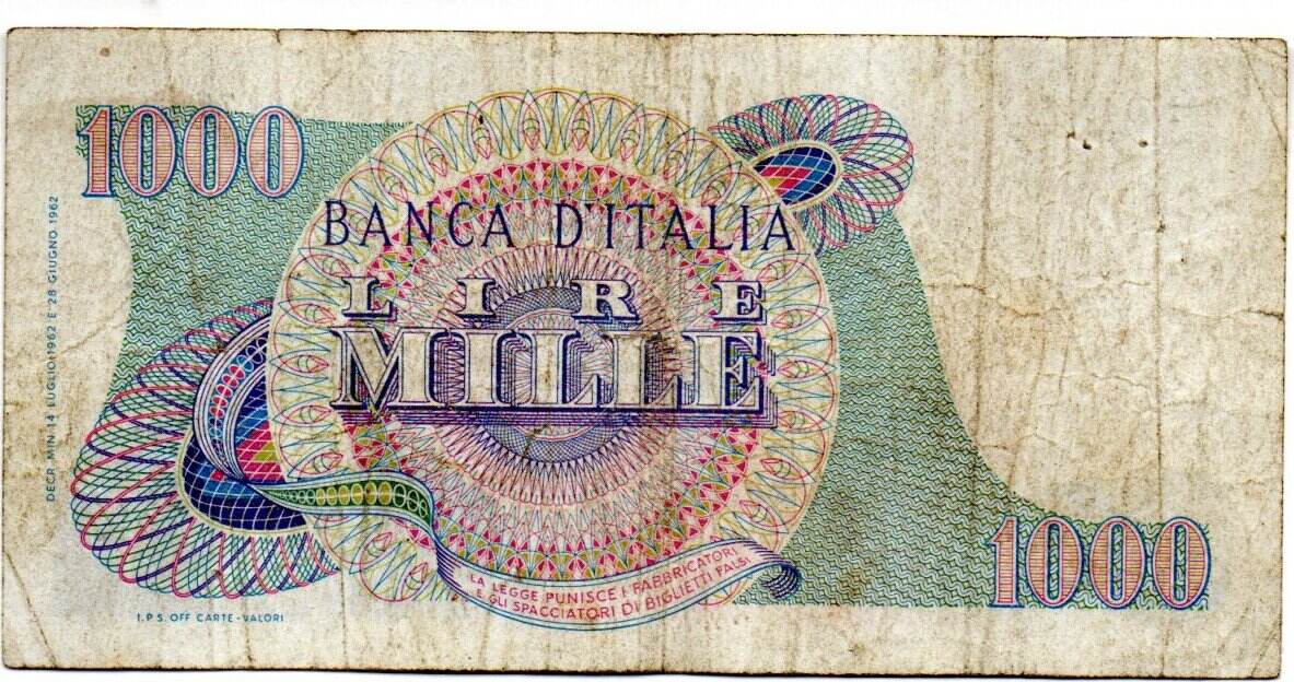 Italie - Italien - Italy 1000 Lires 14/07/1962 B+ | MA-Shops