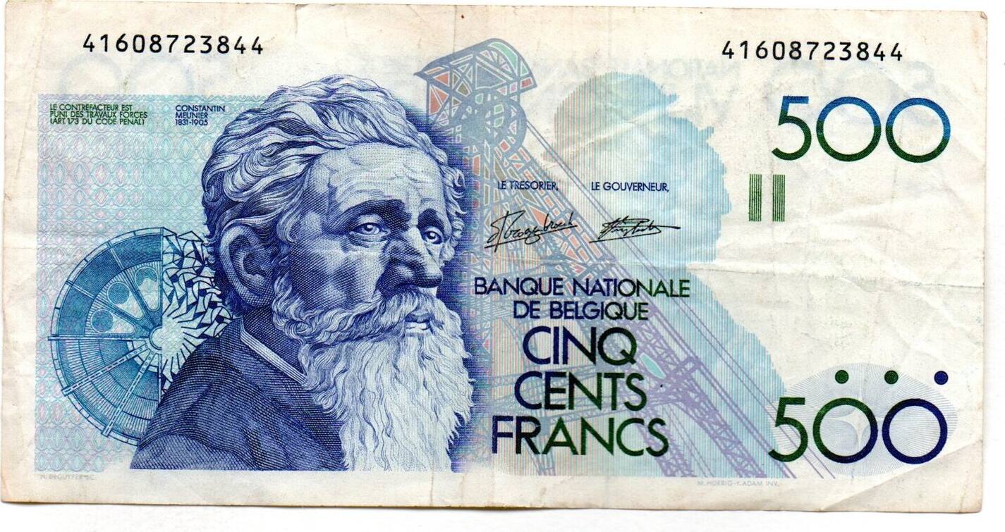 Belgique Belgien Belgium 500 Francs F MA Shops belgique-belgien-belgium-500-francs-f-ma-shops