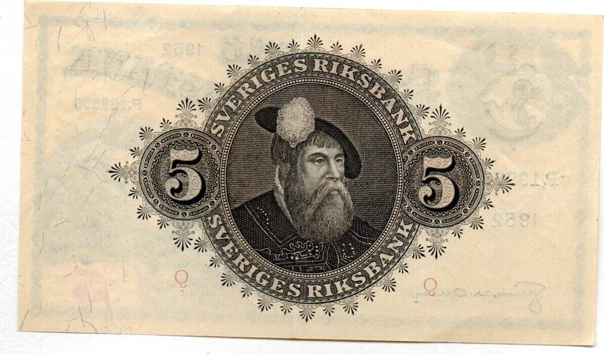 Suède - Sweden -Schweden 5 Kronor 1952 VF | MA-Shops