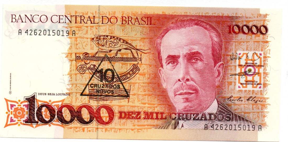 Brésil- Brazil 10000 Cruzados unz | MA-Shops