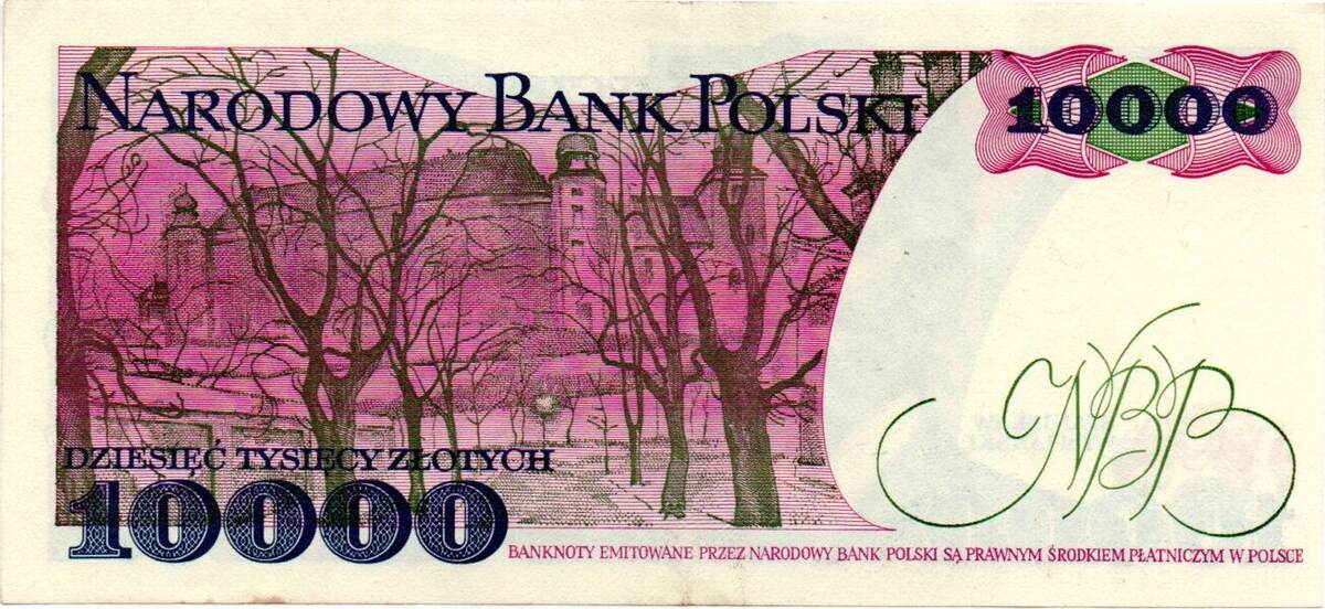 Pologne Poland Polen 10000 Zloty 1 12 1988 EF MA Shops Pologne Poland Polen 10000 Zloty 1 12 1988 EF MA Shops