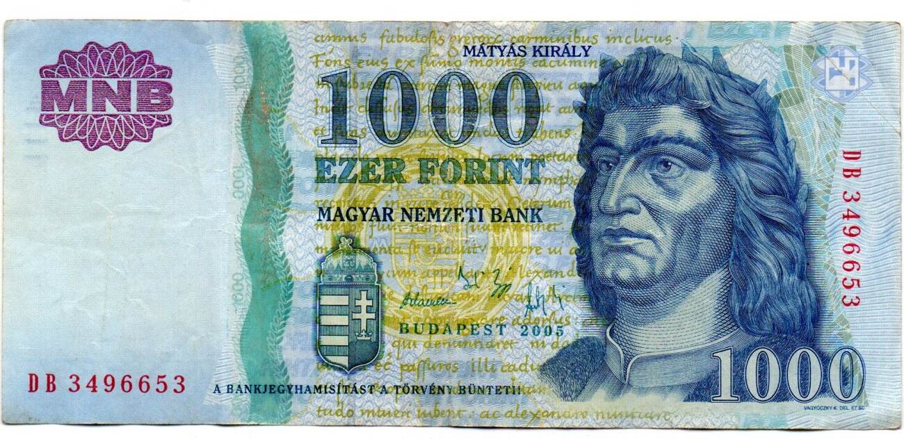Hongrie - Hungary - Ungarn 1000 Forint 2005 F+ | MA-Shops