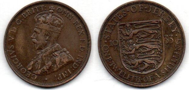 Jersey 1/12 Shilling 1933 ss | MA-Shops