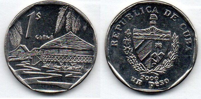 Cuba 1 Peso 2000 EF | MA-Shops
