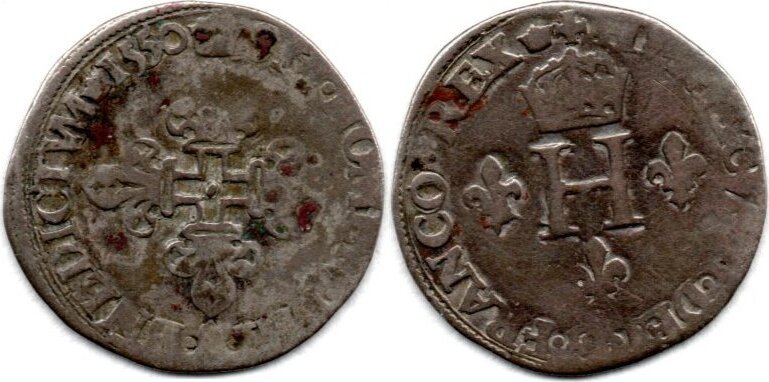 France - Frankreich Sol Parisis 1550 ? Henri II s | MA-Shops