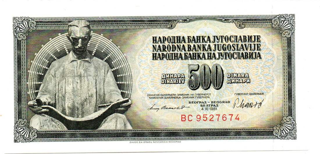 Yougoslavie - Yougoslavia 500 Dinara 4/11/1981 UNC | MA-Shops