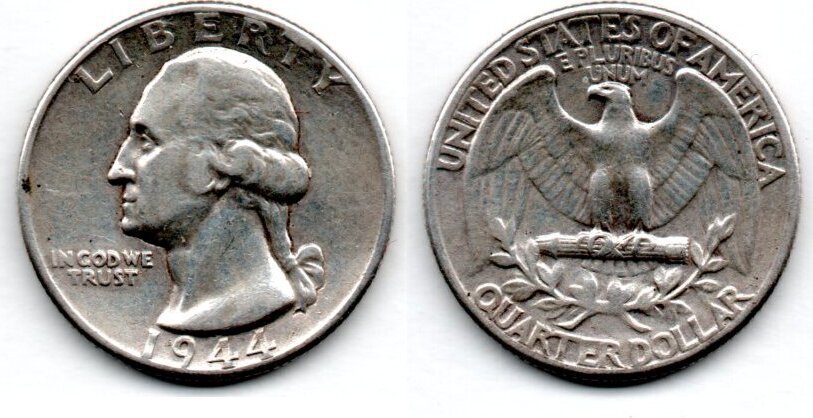 USA Quarter 1944 Washington s+ | MA-Shops