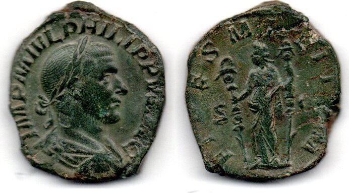 Rome Sesterce 244-249 Phillipe I - Fides Militum SC s | MA-Shops