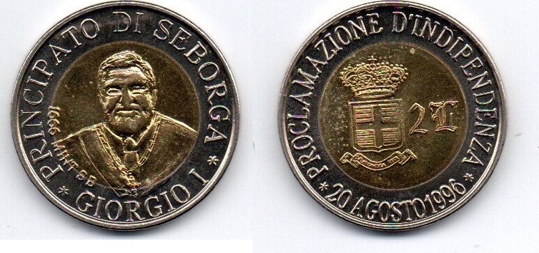 Seborga 2 Luigini 1996 AU | MA-Shops