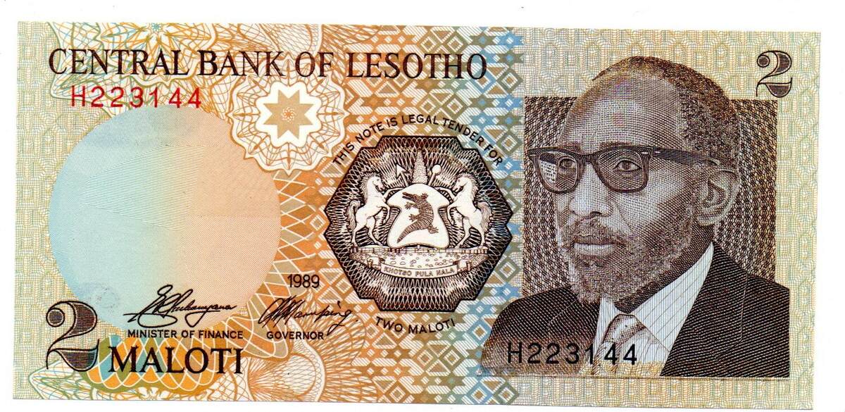Lesotho 2 Maloti 1989 vz+ | MA-Shops