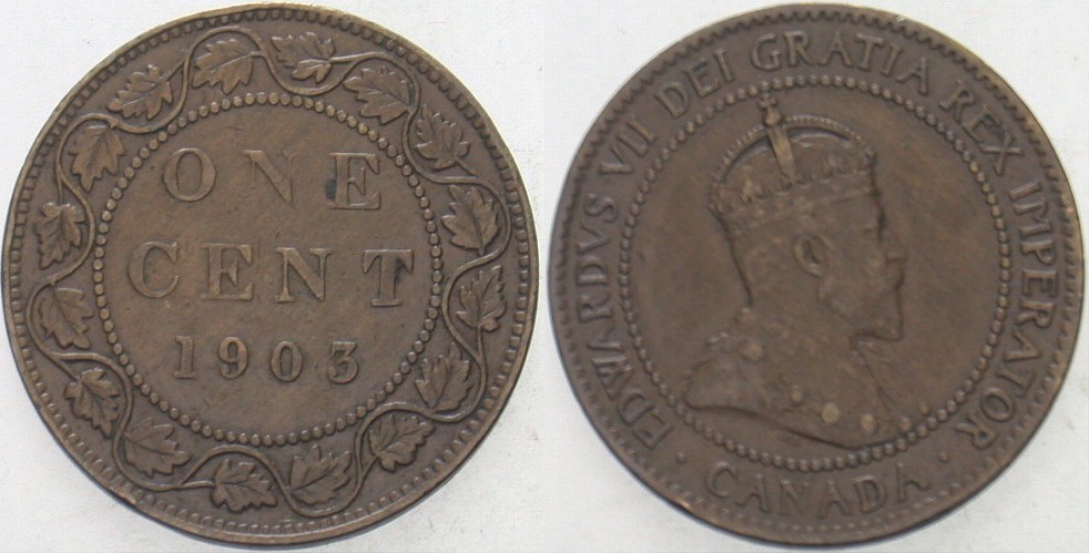 Kanada 1 Cent 1903 Sehr schön | MA-Shops