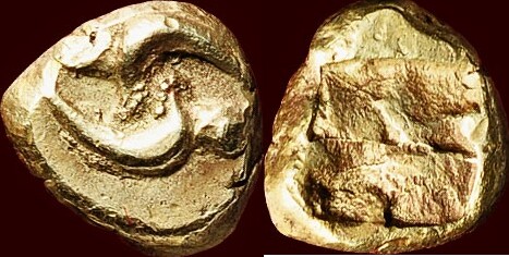 EL 1/6 Stater 486 BC IONIA, PHOKAEA (PHOKAIA) - or hekte, xf- | MA-Shops