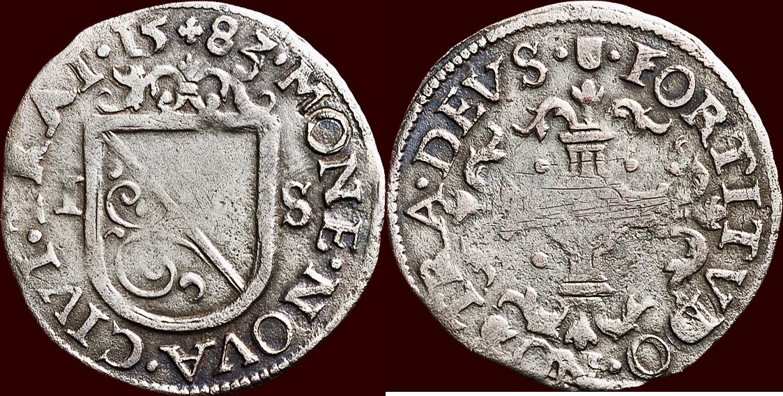 Stuiver 1582 NOORDELIJKE NEDERLANDEN (NETHERLANDS) - REPUBLIEK, 1581 ...