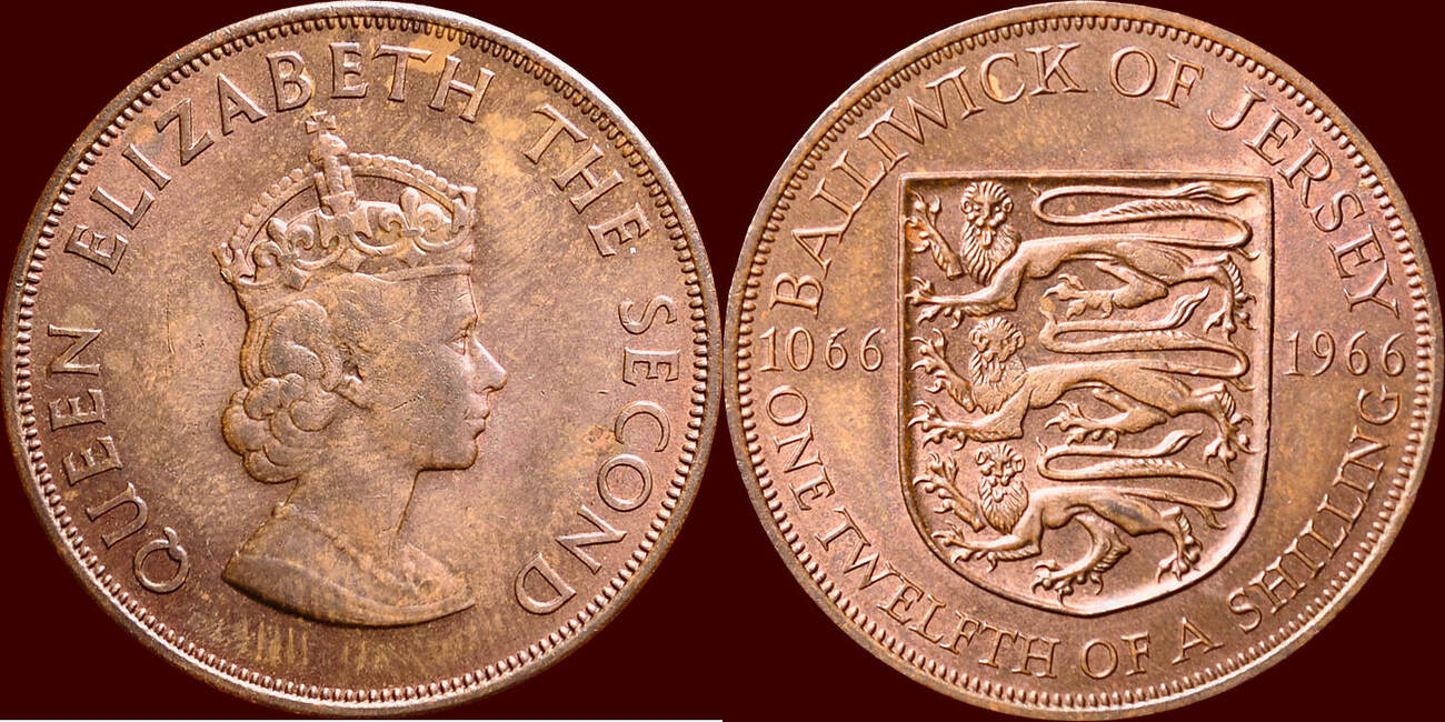 1/12 Shilling 1966 ISLE OF JERSEY - ELIZABETH II - unz- / unz | MA-Shops