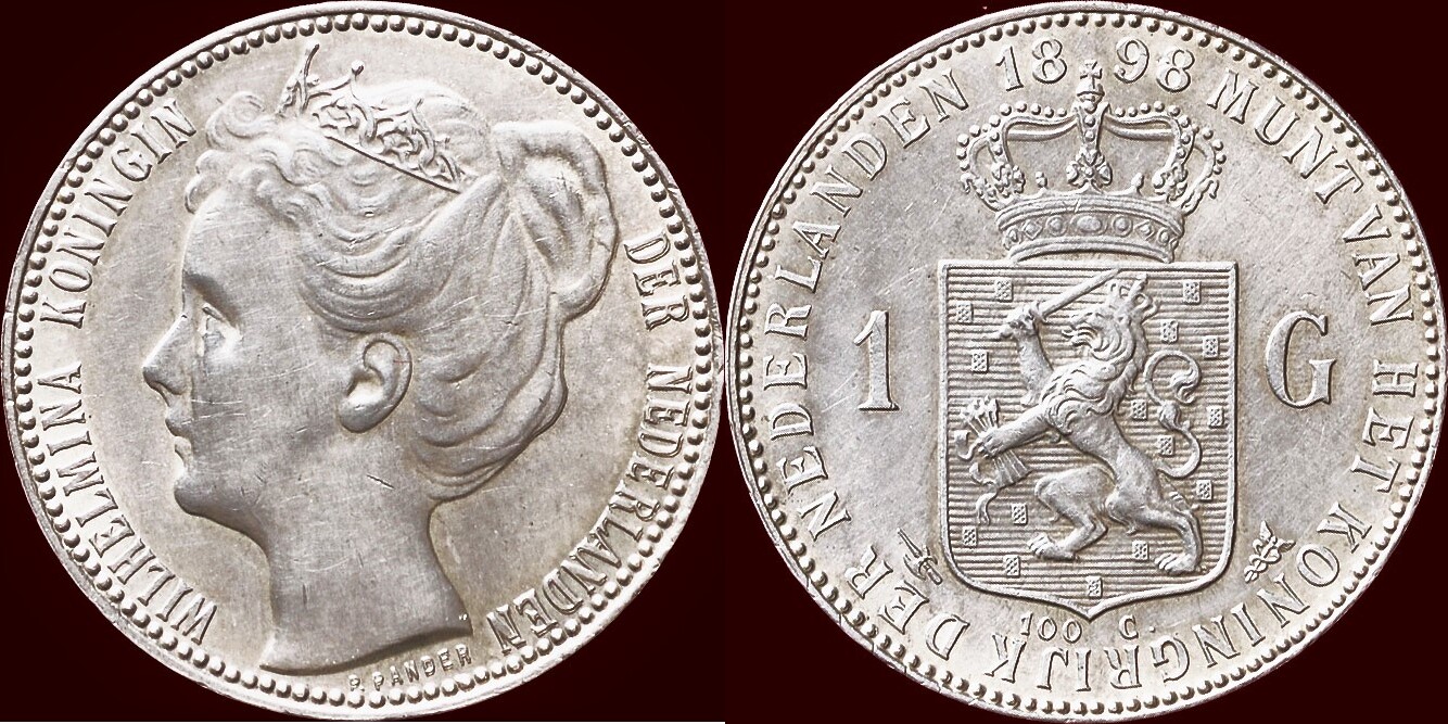 Koninkrijk der Nederlanden 1898 NEDERLAND (NETHERLANDS, KINGDOM) - WILHELMINA, 1890-1948 - 1 ...