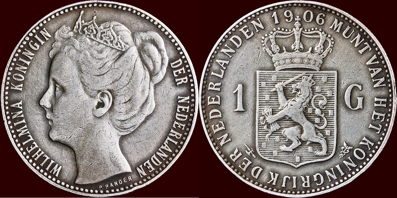 Koninkrijk der Nederlanden 1906 NEDERLAND (NETHERLANDS, KINGDOM) - WILHELMINA, 1890-1948 - 1 ...