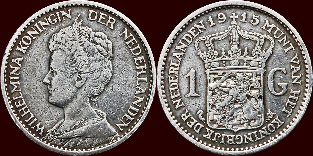 Koninkrijk der Nederlanden 1915 NEDERLAND (NETHERLANDS, KINGDOM) - WILHELMINA, 1890-1948 - 1 ...