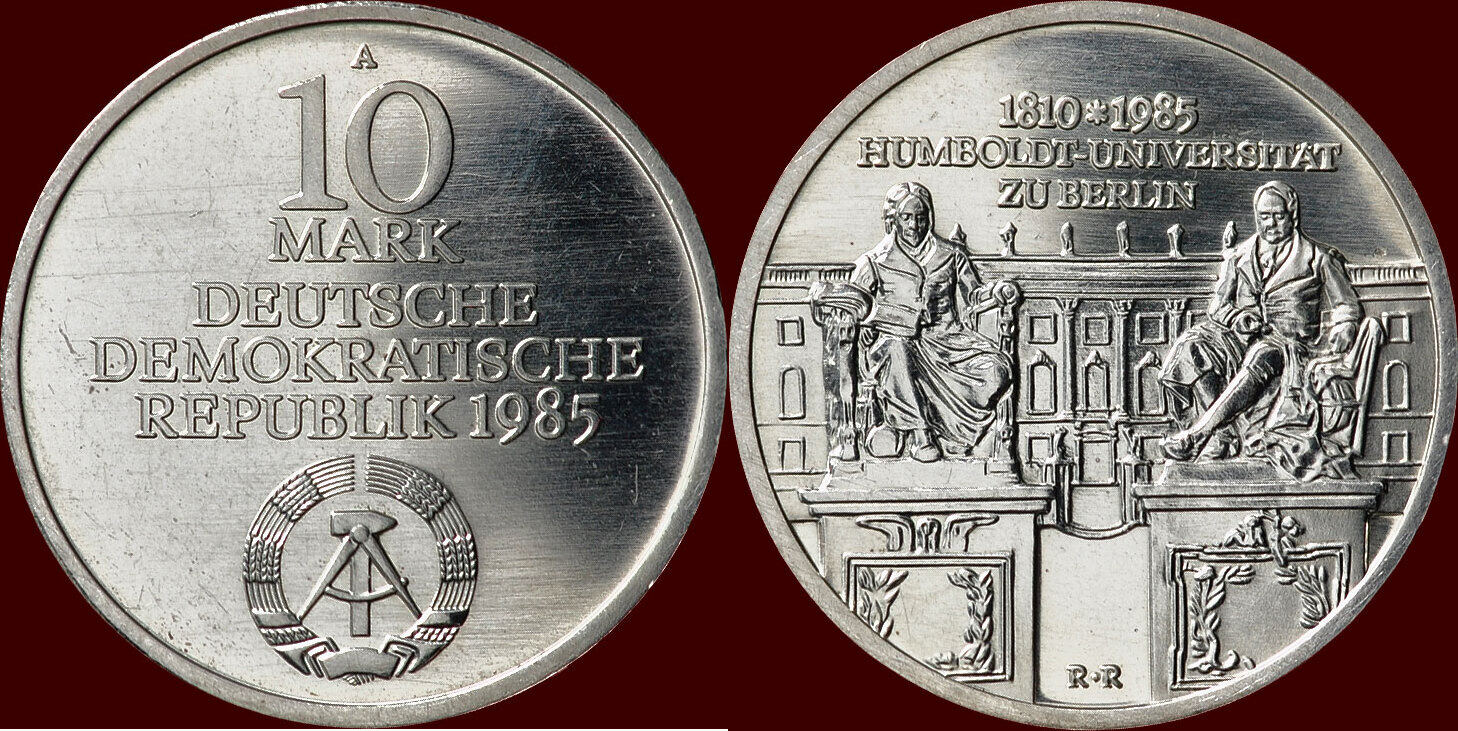 10 Mark GERMANY - DDR, 1949-1990 - 1985 A, Berlin “175th Anniversary ...