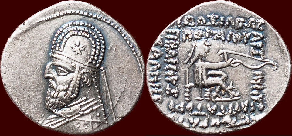 AR Drachm 90-78 BC v. Chr. KINGDOM OF PARTHIA - ORODES I, CIRCA 90-78 ...