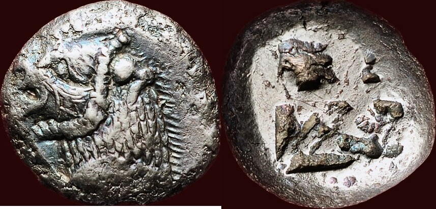 520-490 BC v. Chr. CARIA - MYLASA - AR Double siglos or Stater, circa ...