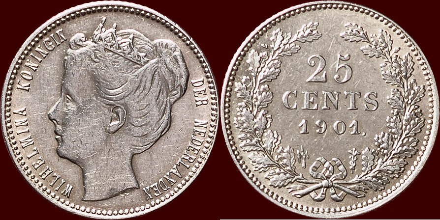 Koninkrijk der Nederlanden (2e type) NEDERLAND (NETHERLANDS, KINGDOM) - WILHELMINA, 1890-1948 ...