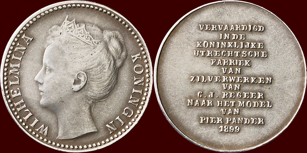 Koninkrijk der Nederlanden 1899 NEDERLAND (NETHERLANDS, KINGDOM) - WILHELMINA, 1890-1948 ...