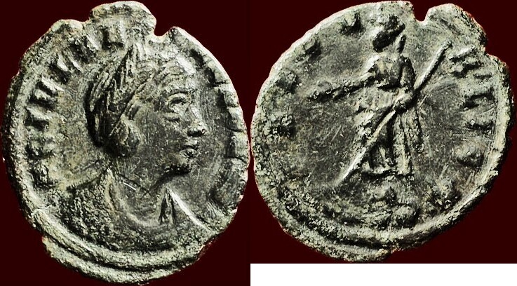 Roman Empire Centenionalis (307-337) HELENA, mother of Constantine I ...