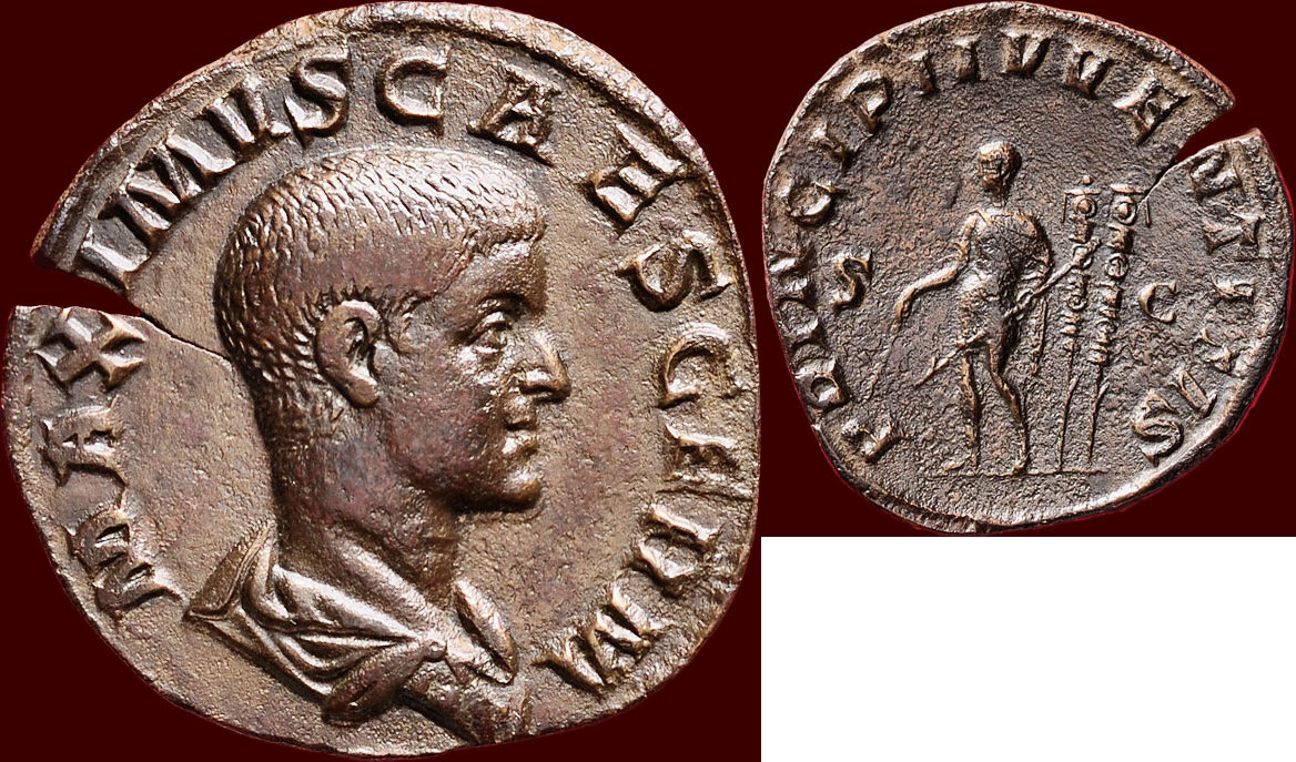 Roman Empire (235-236) MAXIMUS as Caesar, 235-238 - AE Sestertius, Rome ...