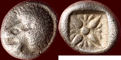 AR 1/12 Stater 520-494 v. Chr. IONIA, MILETOS - of obol, circa 520-494 ...