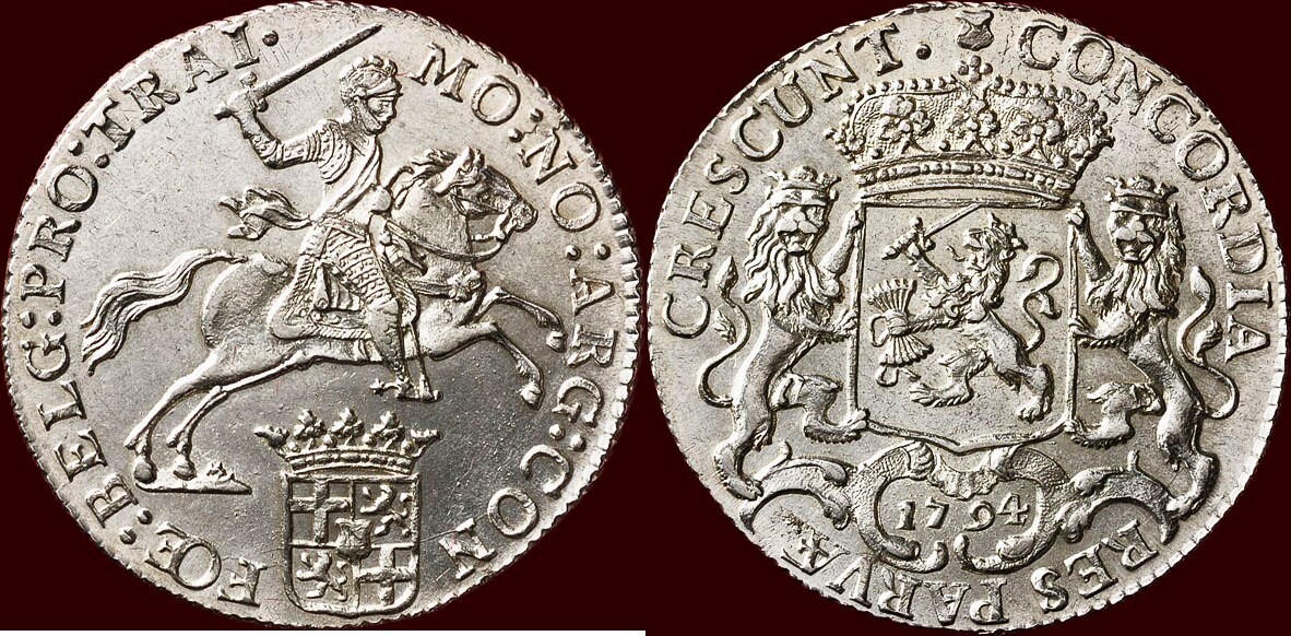 ½ Zilveren rijder NOORDELIJKE NEDERLANDEN (NETHERLANDS) - REPUBLIEK ...