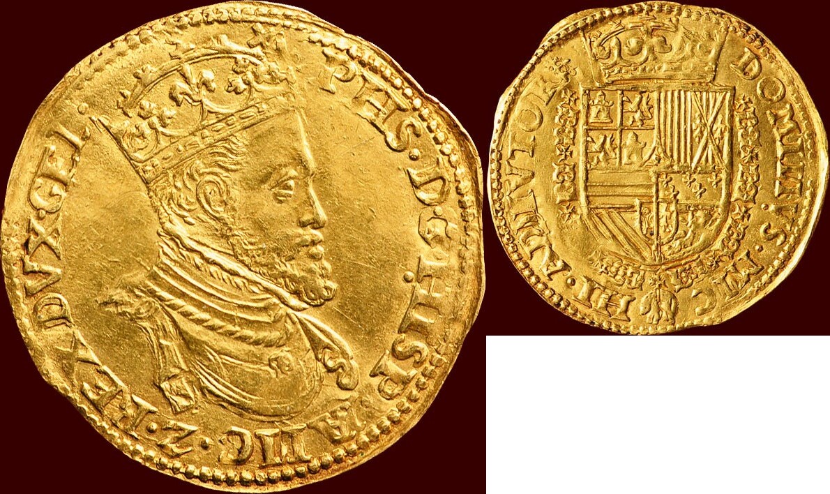 Gouden reaal (1557-1559) NOORDELIJKE NEDERLANDEN (NETHERLANDS ...