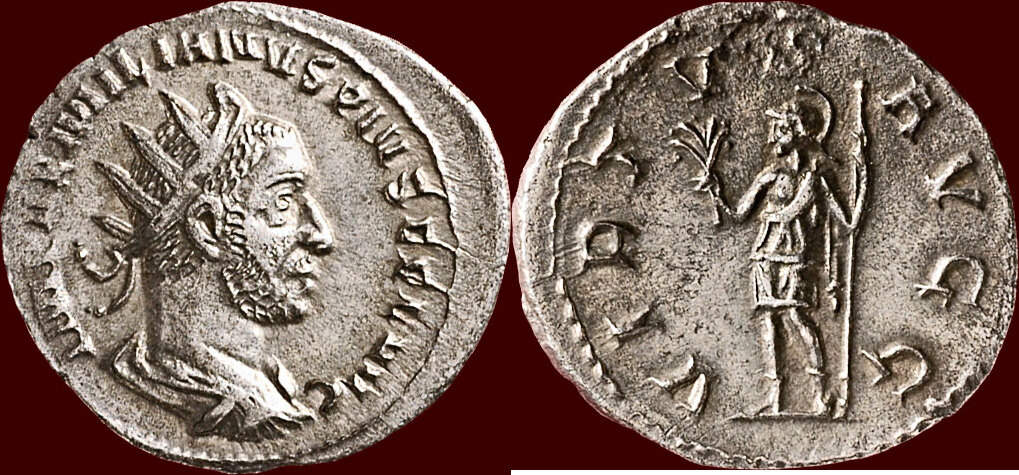Roman Empire AR Antoninianus AEMILIANUS (AEMILIAN), juli-oct.253 ...