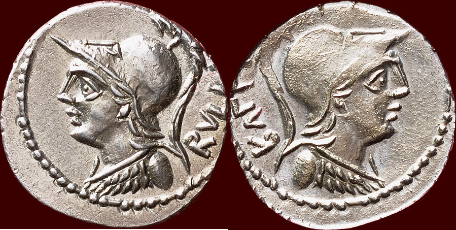 AR Denarius (100 v. Chr) ROMAN REPUBLIC - PUBLIUS SERVILIUS RULLUS ...
